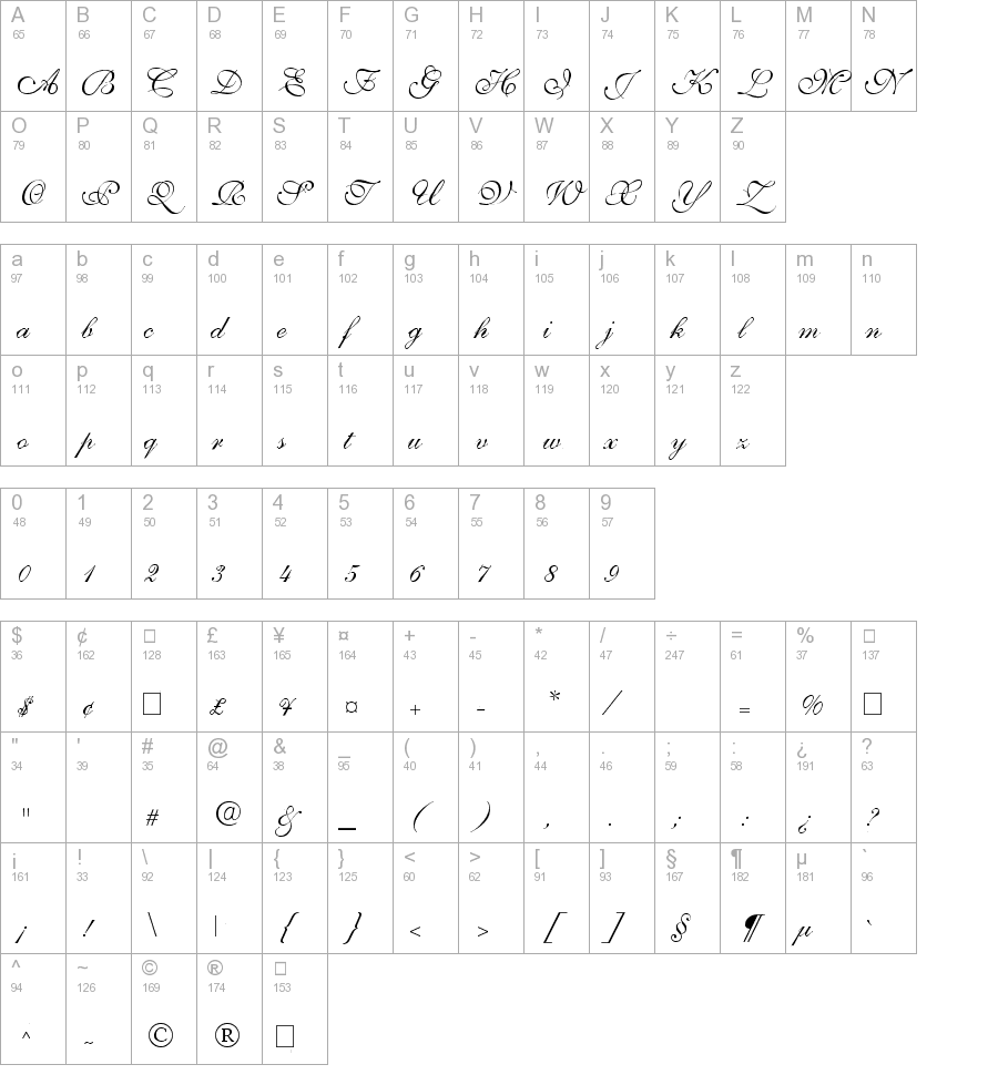 Nelson Script Large Regular Truetype Font