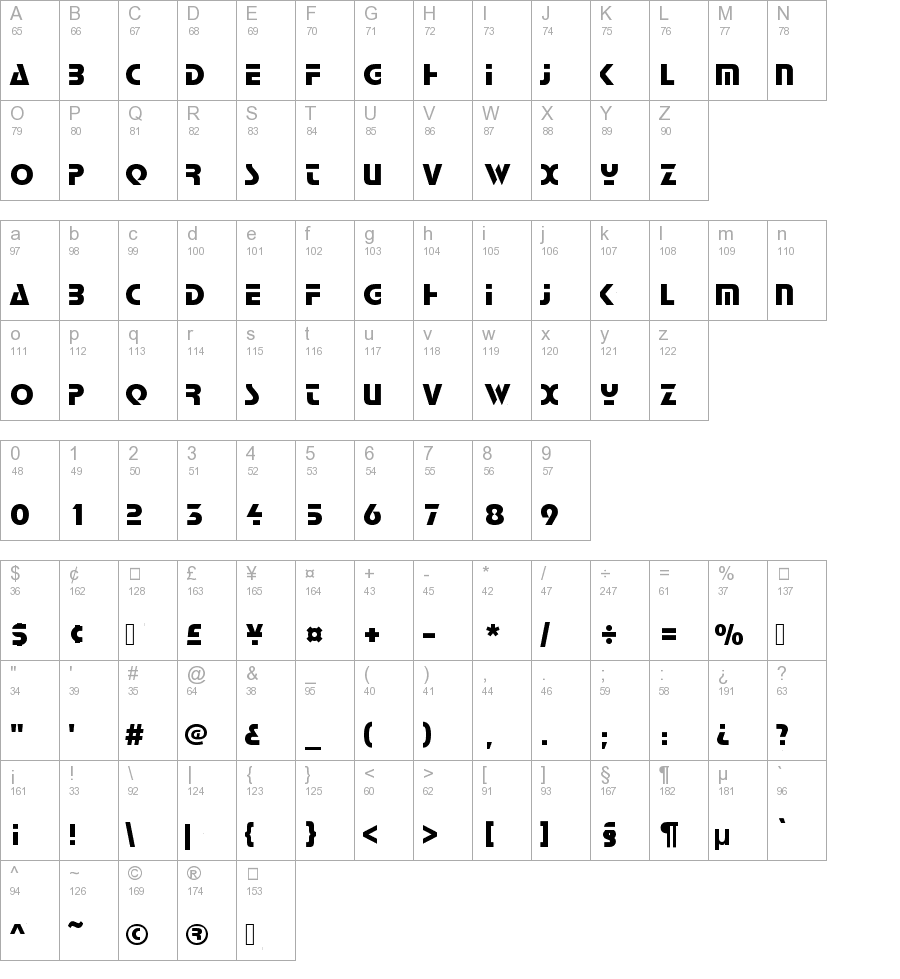 Stop Regular Truetype Font